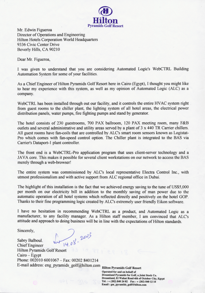 Hilton Pyramids Golf Resort – BIG-EU