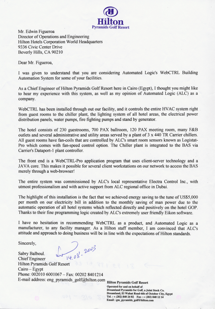 Hilton Pyramids Golf Resort – BIG-EU