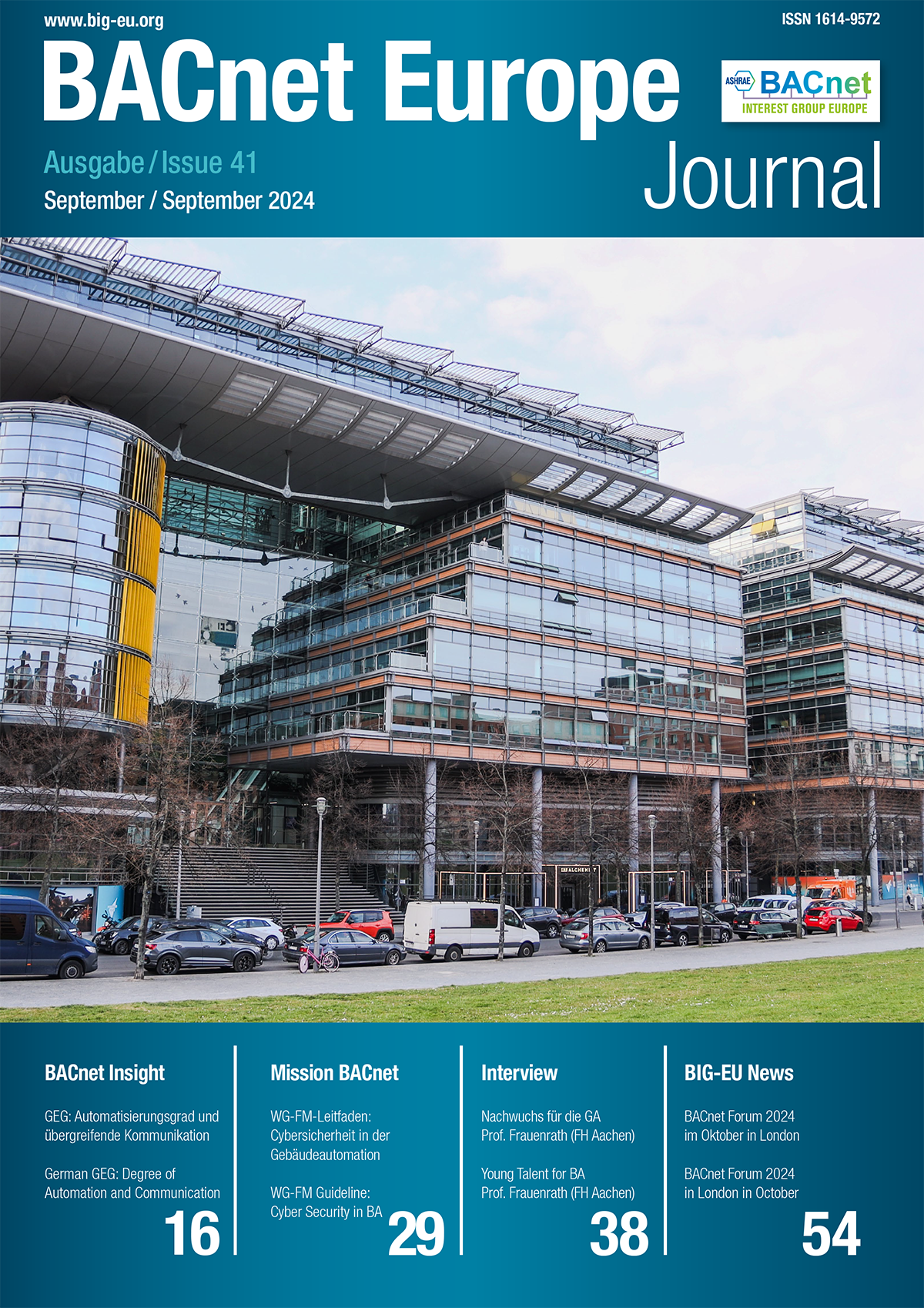 BACnet Europe Journal 41 mit neuer Interviewreihe – BIG-EU